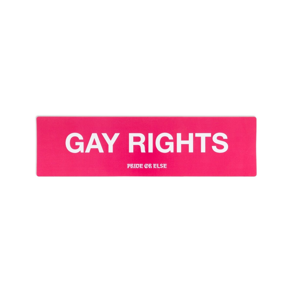 Gay Rights Bumper Sticker – Crooked Store