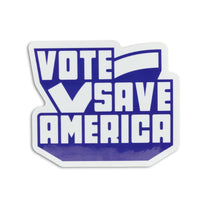 Vote Save America Logo Sticker – Crooked Store