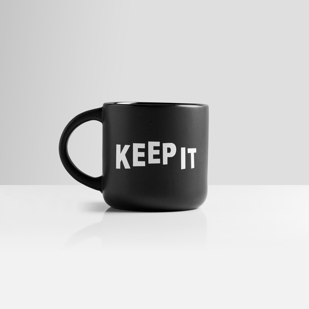 Keep It Coffee Mug Black – Crooked Store