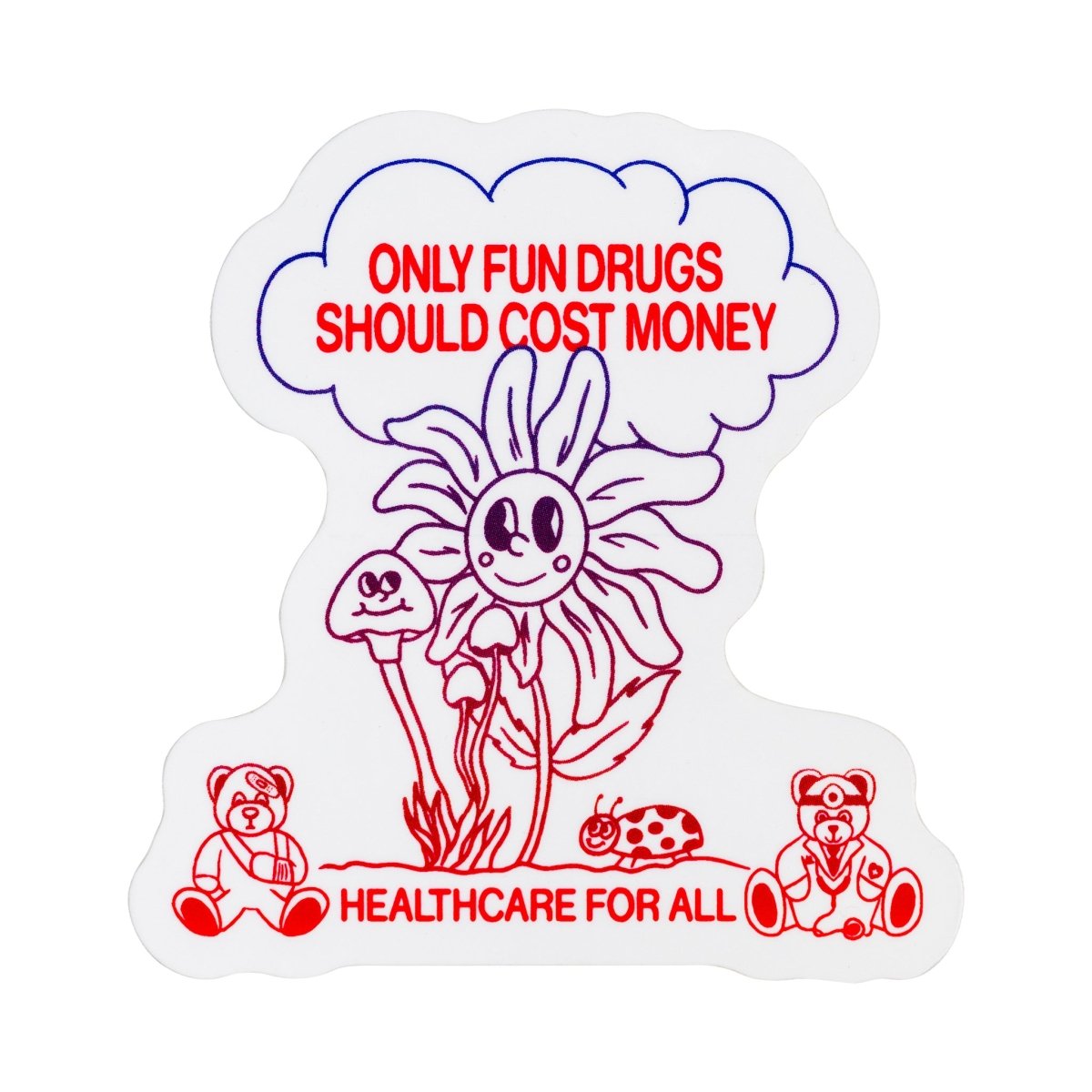 Only Fun Drugs Sticker – Crooked Store