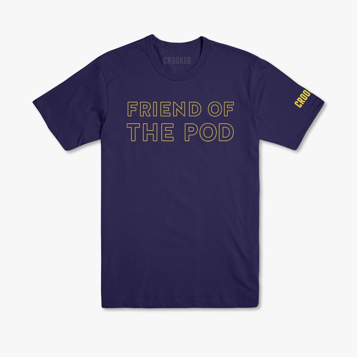 Friend Of The Pod T-Shirt - Navy – Crooked Store